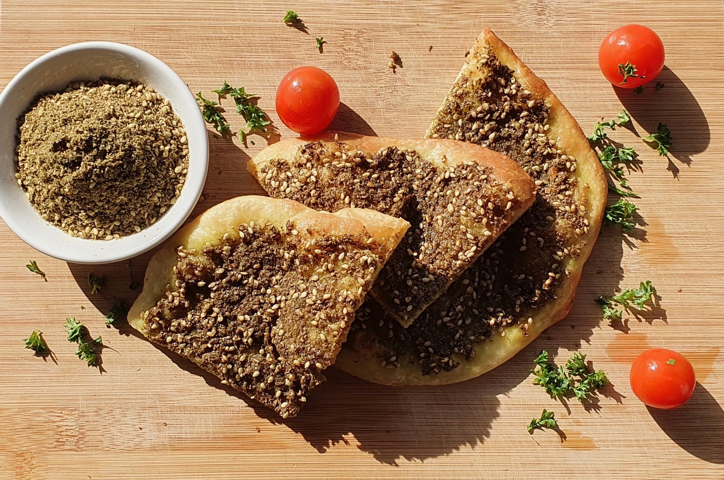 Za’atar Manakish (Lebanese Flatbread) – Polyphagic Abby