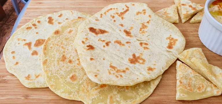 So Easy Flatbread for Wraps – Polyphagic Abby