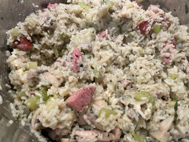Mushroom Sausage Stuffing Rice – Polyphagic Abby