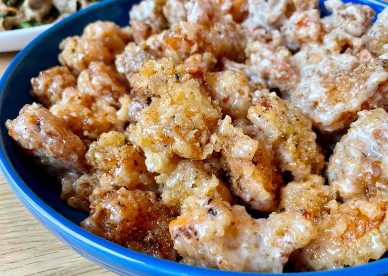 Kapow! Popcorn Shrimp (a Montana’s copycat) – Polyphagic Abby