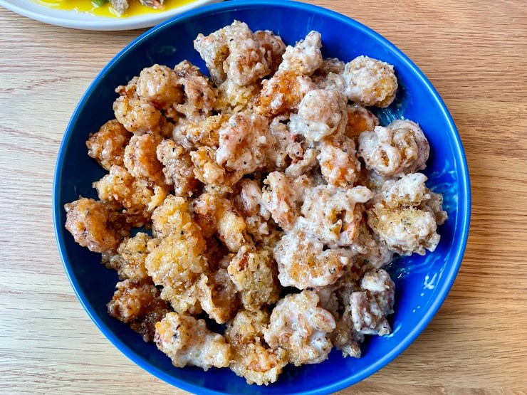 Kapow! Popcorn Shrimp (a Montana’s copycat) – Polyphagic Abby
